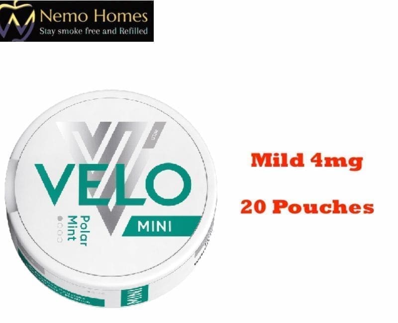 Velo Nicotine Pouches Polar Mint Mild 4mg - Nemo Homes Vape Shop