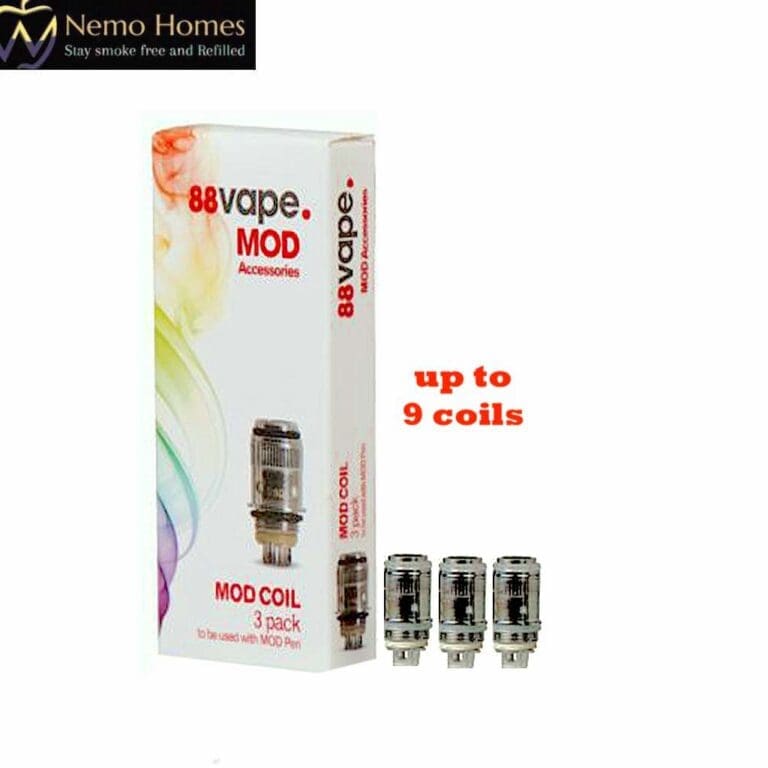 88Vape 50w 0.5 ohm Sub Ohm Coils - Nemo Homes Vape Shop