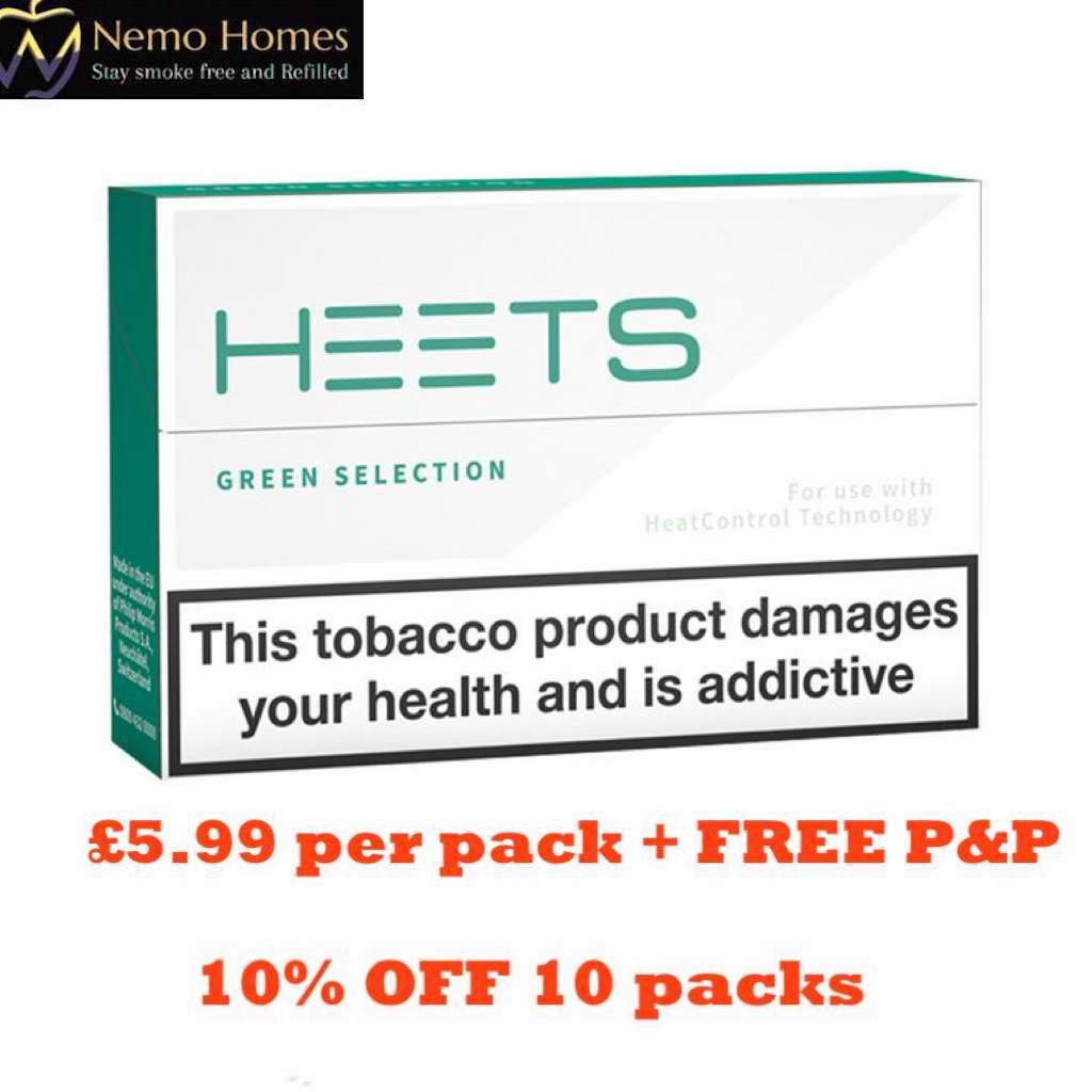 IQOS Green Heets Tobacco Sticks - Nemo Homes Vape Shop