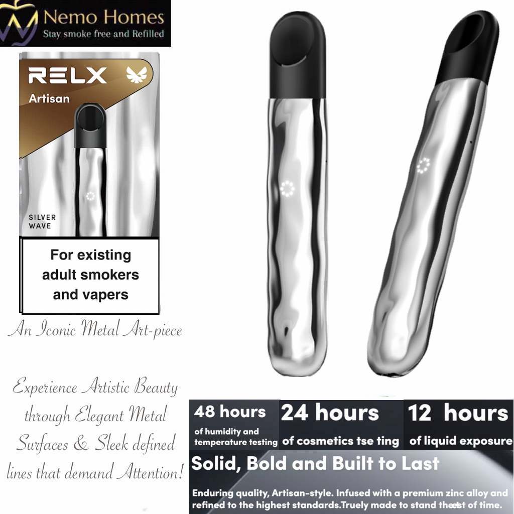 Relx Artisan Infinity Leather and Metal Device - Nemo Homes Vape Shop