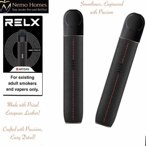 Relx Artisan Infinity Leather and Metal Device - Nemo Homes Vape Shop