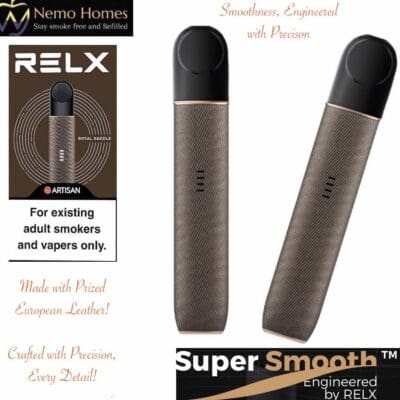 Relx Artisan Infinity Leather and Metal Device - Nemo Homes Vape Shop