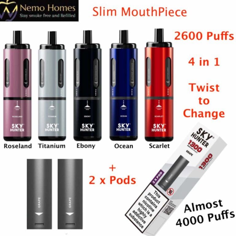 Sky Hunter Twist Slim 4 in 1 Vape Kit - Nemo Homes Vape Shop