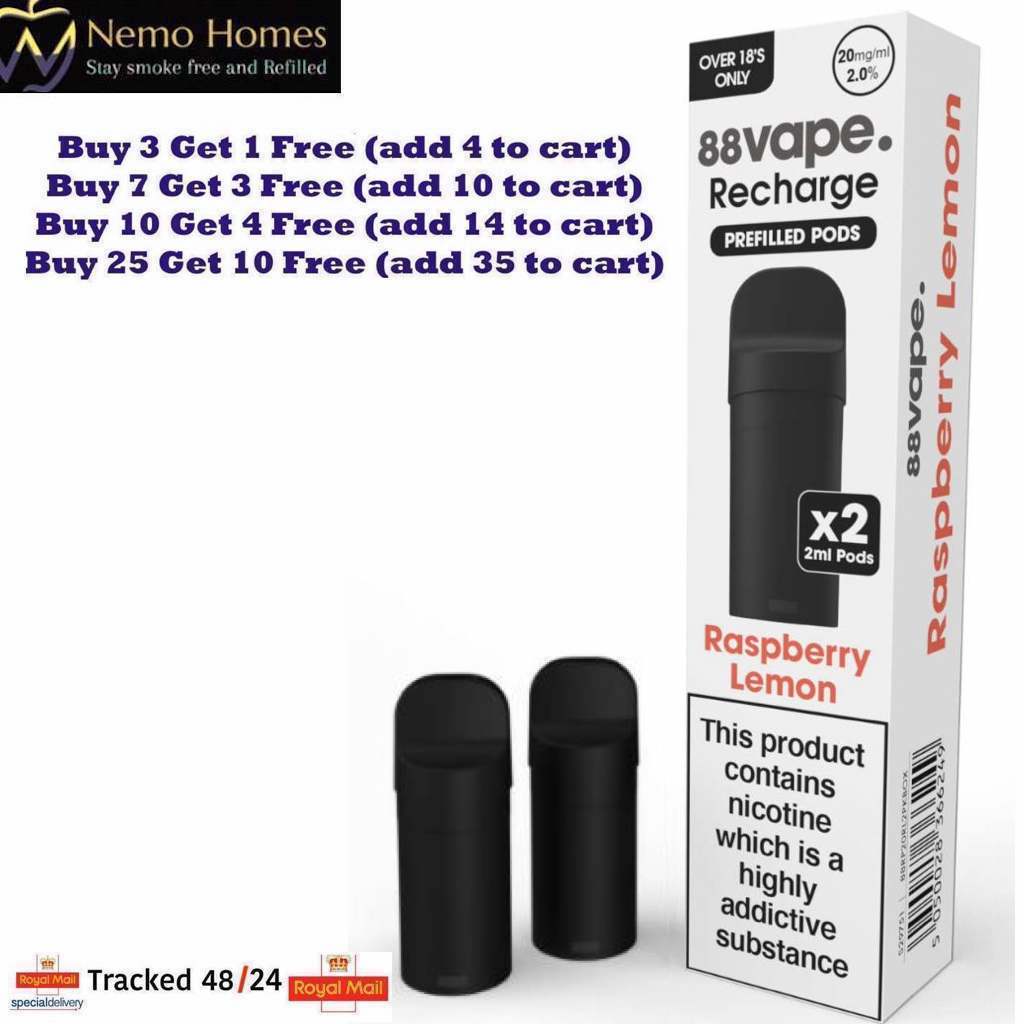 88Vape Recharge Vape Kit and Pods - Nemo Homes