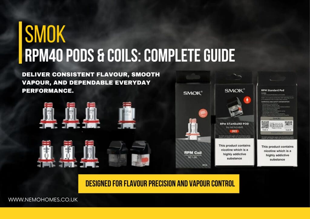 SMOK RPM40 Pods & Coils Guide + Compatibility - NH